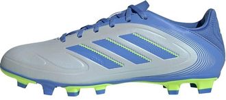 adidas Unisex Copa Pure 3 Club FG/MG Fußballschuh Halo Blue/Blue Fusion/Lucid Lemon 41 1/3