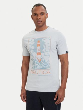 Nautica T-Shirt NAUTICA-W126-NAMTS-1012-23P Hellblau Regular Fit