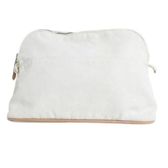 Herm&egrave;s Pochette cosm&eacute;tique Pre-owned Bolide MM - Femme - Pre-owned - Blanc - Taille: ONE Size