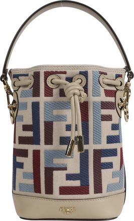 Fendi Mon Tresor Canvas Mini Bucket Bag