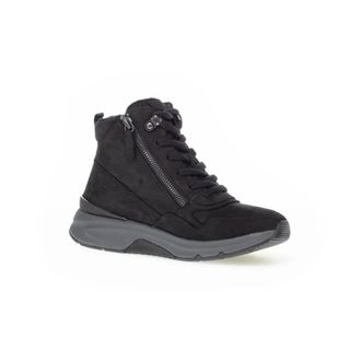 Gabor Nubuk Oil DriTan Sneakers - - Shoes - Damen - Schwarzk - 35 1/2 EU