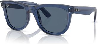 Ray-Ban unisex, Accessoires, Bleu, Taille: 50 MM Wayfarer Reverse Lunettes de soleil