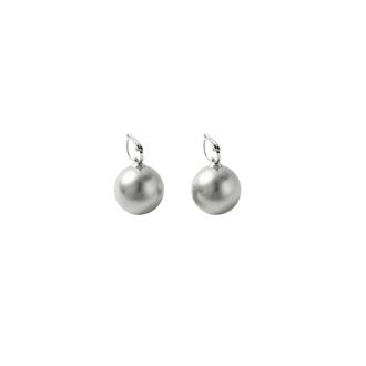 Dansk Copenhagen Signe WaterproofSilver Stainless Steel Statement French Clip - Sanded Finish - Femme - Accessoires - Gris - Taille: ONE Size