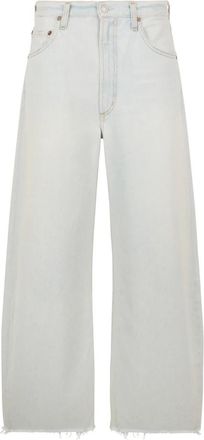 A Gold E Femme, Jeans, Bleu, Taille: W28 Low Curve Fray Jean