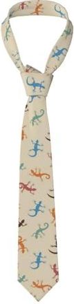 Generic Cravate L&eacute;zards Color&eacute;s Fine Tie Classique Cravates Homme Pour F&ecirc;te Mariage Affaires