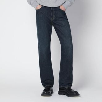 Gucci Blue d&eacute;lav&eacute; slim-fit jeans