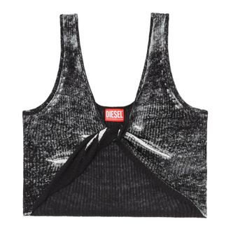 Diesel &Auml;rmellose Oberteile - - Tops - Damen - Schwarzk - S