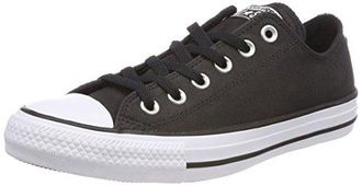 Converse Chuck Taylor Ctas Ox Leather, Chaussures de Fitness Mixte Adulte, Noir (Black/Black/White 001), 41.5 EU
