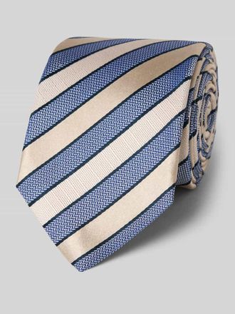 Olymp Seidenkrawatte im Allover-Look (6,5 cm)