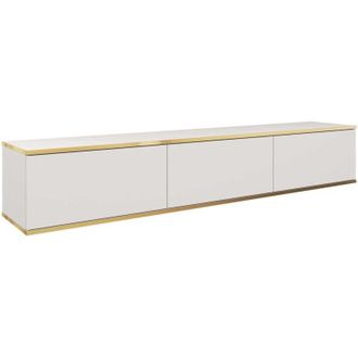 Selsey Selsey Mucalma - TV-Element h&auml;ngend, Wei&szlig; / Gold, 175 cm