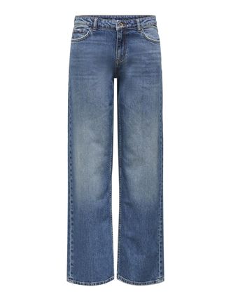 Jacqueline de Yong JdY Damen Jdykatie Lw STR Mb 1003 DNM Noos, Medium Blue Denim, M / 34L EU