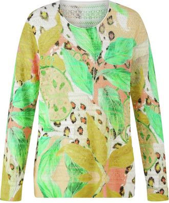 Emilia Lay Rundhals-Pullover Emilia Lay weiss