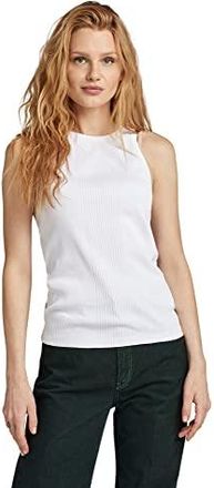 G-Star G-Star Femme Débardeur Engineered Rib, Blanc (white D19323-C678-110), L
