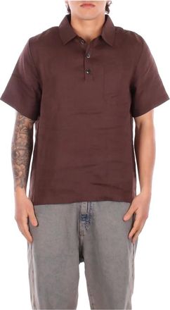 Alpha Studio Homme, Tops, Brun, Taille: XL Polo