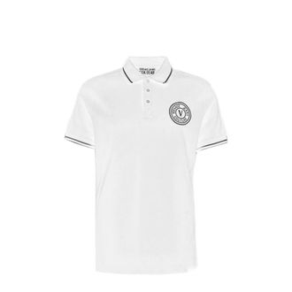 Versace Jeans Couture Polo Shirt - - Tops - Herren - Wei&szlig; - L