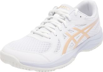 Asics Damen Upcourt 6 Sneaker, White Champagne, 42.5 EU