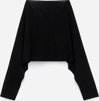 Arket Oberteil Mit U-Boot-Ausschnitt -Schwarz