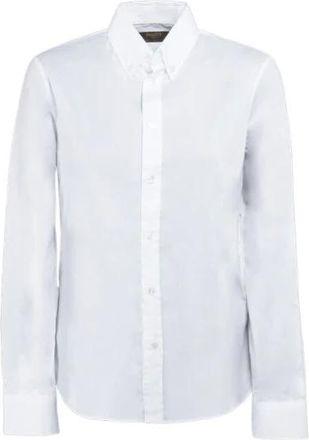 Moorer Femme, Blouses et Chemises, Blanc, Taille: 38 FR Chemise Nerea