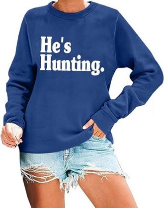 Generic Sweat &agrave; capuche unisexe &agrave; manches longues pour la Saint-Valentin 2026, bleu, XXL