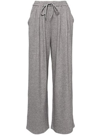 B+ab pantalon droit à lien de resserrage - Gris