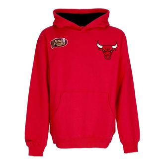 Mitchell & Ness Chicago Bulls Vintage Logo Hoodie - - Sweatshirts & Hoodies - Herren - Rot - L
