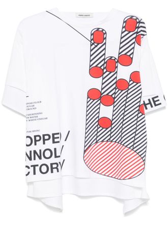 Henrik Vibskov t-shirt Knuckle - Blanc