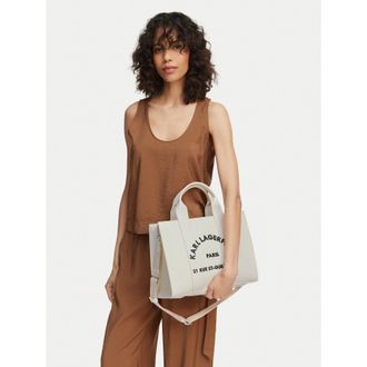 Karl Lagerfeld Handtasche KARL LAGERFELD B1W30041 Wei&szlig;