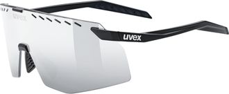 Uvex pace stage - Sportbrille f&uuml;r Damen und Herren - 100% UVA-, B, C Schutz - beschlagfrei - black matt/mir.red - one size