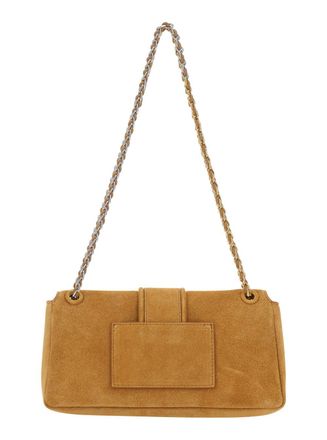Jacquemus Womens Shoulder Bag Le Bambino Chaine Brown Calf Leather