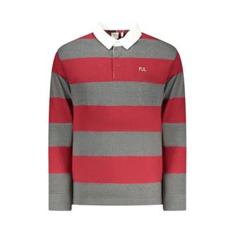 Pepe Jeans London Rosso Baumwoll-Polohemd - - Tops - Herren - Mehrfarbig - L