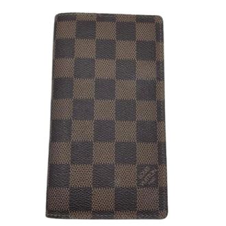 Louis Vuitton Portefeuille Pre-owned en toile Damier - Femme - Pre-owned - Brun - Taille: ONE Size