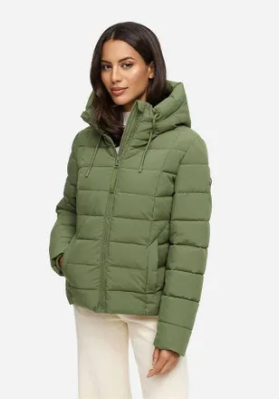 Marikoo Winterjacke Tayenaa mit schmaler Steppung und extra hohem Kragen