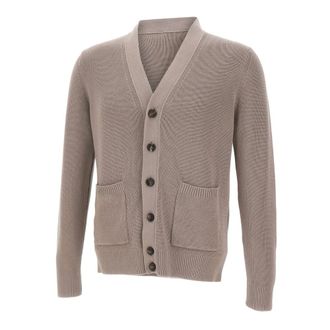 FILIPPO DE LAURENTIIS Homme, Pulls, Gris, Taille: S Cardigan Boutonn&eacute;
