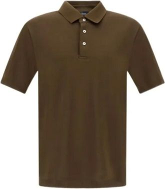 Herno Homme, Tops, Vert, Taille: XL Polo &agrave; effet maille jersey
