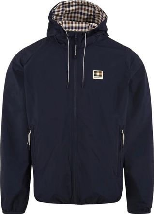 Aquascutum Homme, Vestes, Bleu, Taille: M Rlg Badge Reversible Sailor Jacket