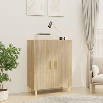 vidaXL Buffet Ch&ecirc;ne sonoma 70x34x90 cm Bois ding&eacute;nierie