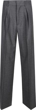Maison Margiela Femme, Pantalons, Gris, Taille: 36 FR Pantalon Tailleur en Laine