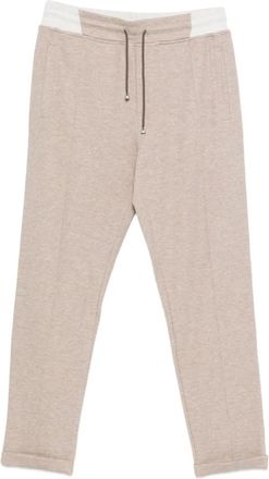 Doriani Cashmere pantalon à lien de resserrage - Tons neutres