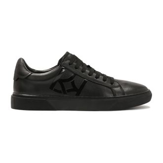 Kazar Schwarze Sneaker mit gro&szlig;em Monogramm - - Shoes - Herren - Schwarzk - 44 EU