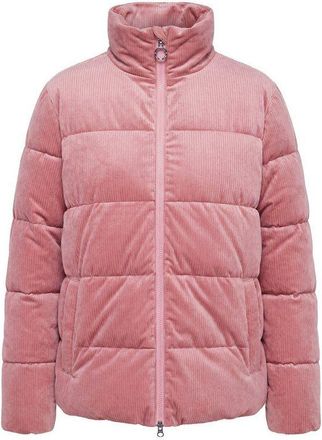 Ulla Popken Steppjacke Cord-Steppjacke Stehkragen Rei&szlig;verschlusstaschen