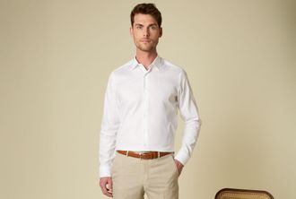Bexley Delmont - Chemise homme blanc