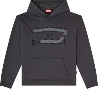 Diesel Homme, Sweatshirts et sweats &agrave; capuche, Gris, Taille: M S-Norman Hood
