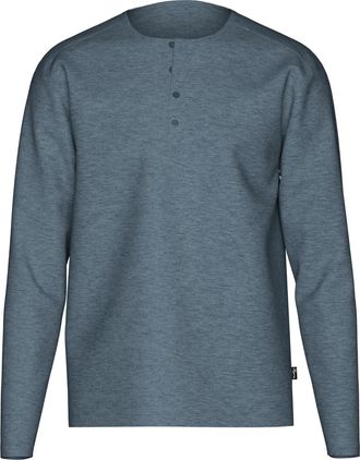 Trigema Langarmshirt mit Knopfleiste
