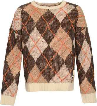 Giorgio Armani Rundhalspullover - Braun