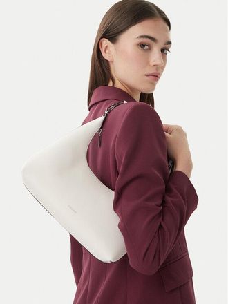 Calvin Klein Handtasche Foil Logo Conv Shou?Lder Bag LV04F3272G Wei&szlig;