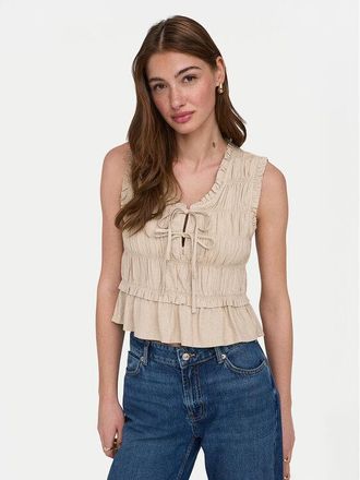 Only Bluse Goa 15363693 Beige Regular Fit