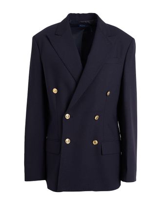 Ralph Lauren DOUBLE-BREASTED STRETCH WOOL BLAZER