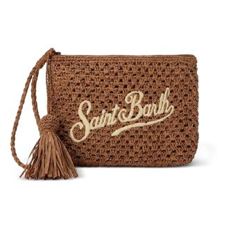 MC2 Saint Barth Femme, Sacs, Brun, Taille: ONE Size Pochette en raphia