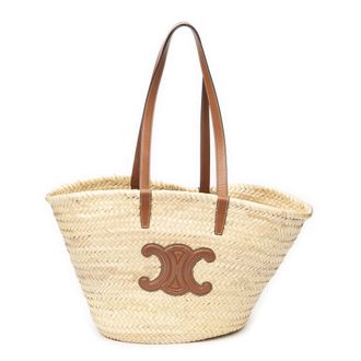 Celine Crossbody Bags - Large Triomphe Panier - Gr. unisize - in Beige - f&uuml;r Damen