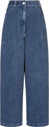 STUDIO TOMBOY Cordhose mit weitem Bein - Blau
